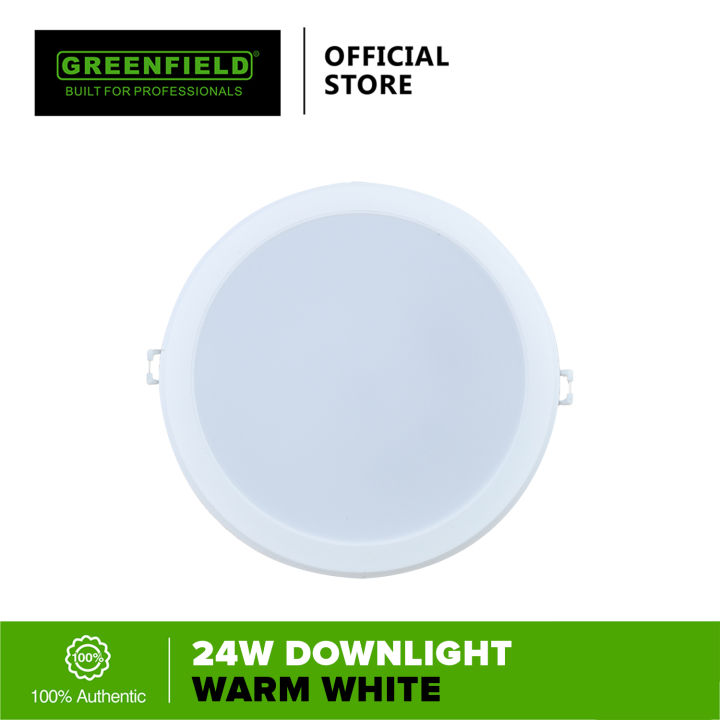 Greenfield Round Downlight 24W Warm White | Lazada PH