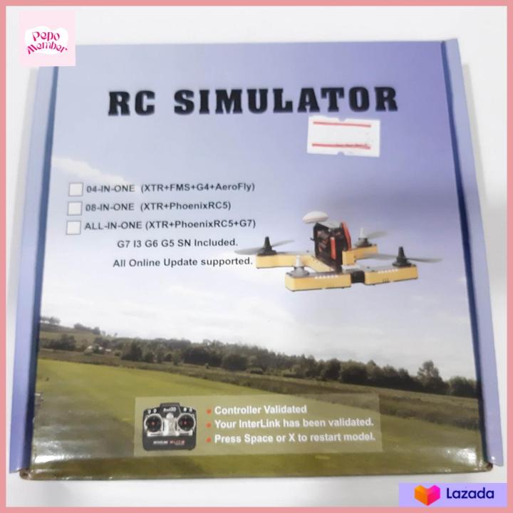 👍โปรพิเศษ+ ชุดฝึกบิน Sim PHOENIX Version 5 / Multirotor Rc สายเสียบกับ ...
