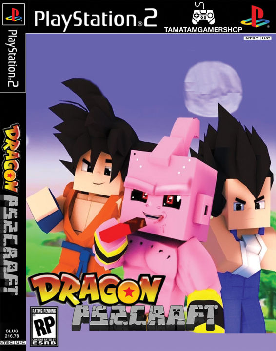 minecraft dragonball PS2 แผ่นไรท์ เกมps2 แผ่นเกมเพล2 เกมps2 | Lazada.co.th