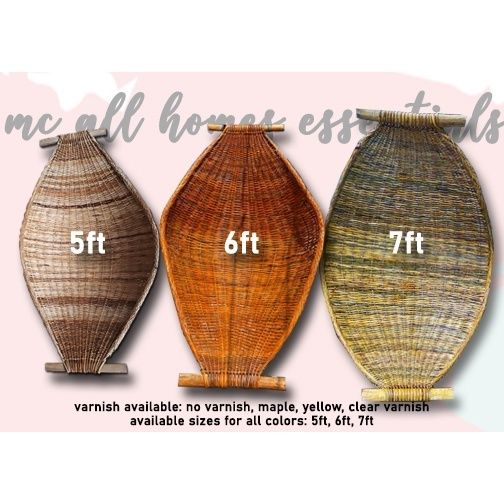 ALL SIZES 4ft, 5ft, 6ft, 7ft Native Rattan Cradle/ Duyan Yantok/ Duyan ...