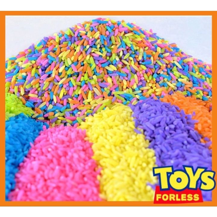 Sensory Bin Fillers Colored Rice Toy | Lazada PH