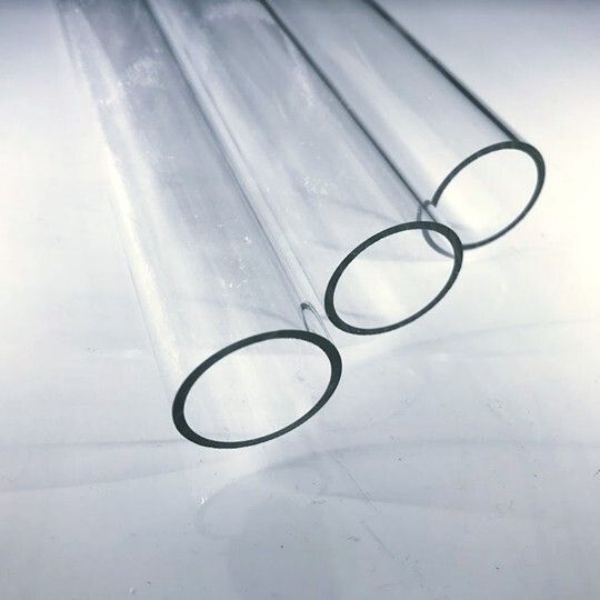 Clear Acrylic Tube 40mm Diameter x1000mm (1M) Long Round Perspex Hollow ...