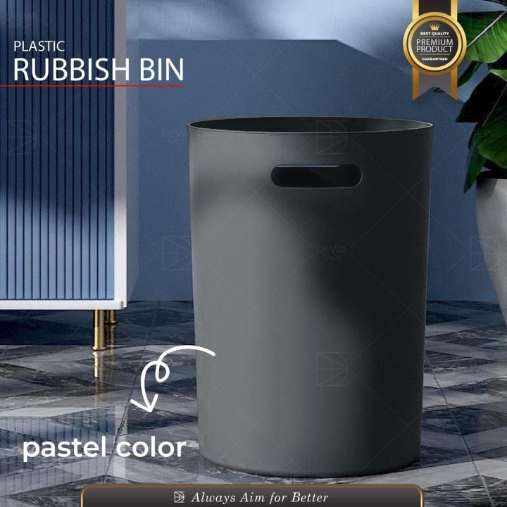 Plastic Rubbish Bin Tempat Sampah 4L 8L Minimalis Tong Sampah Plastik ...