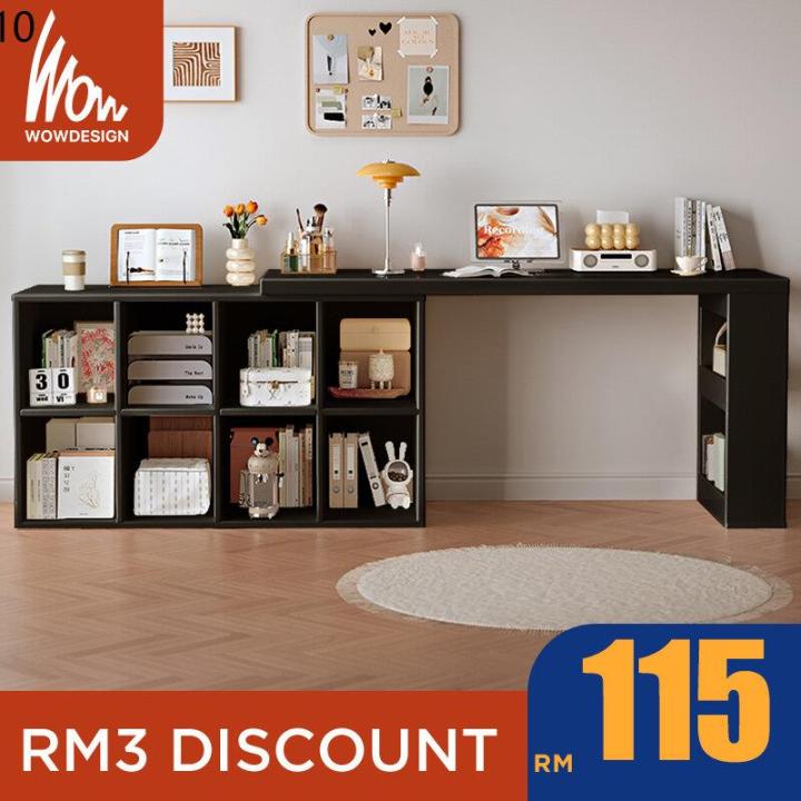 L Shape Table Meja Belajar Study Table Home Office Table Writing Table ...