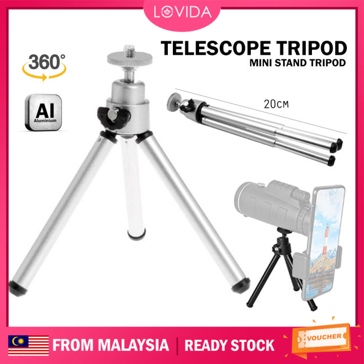 LOVIDA Malaysia Telescope Stand Mini Stand Portable Tripod Mini 360 ...