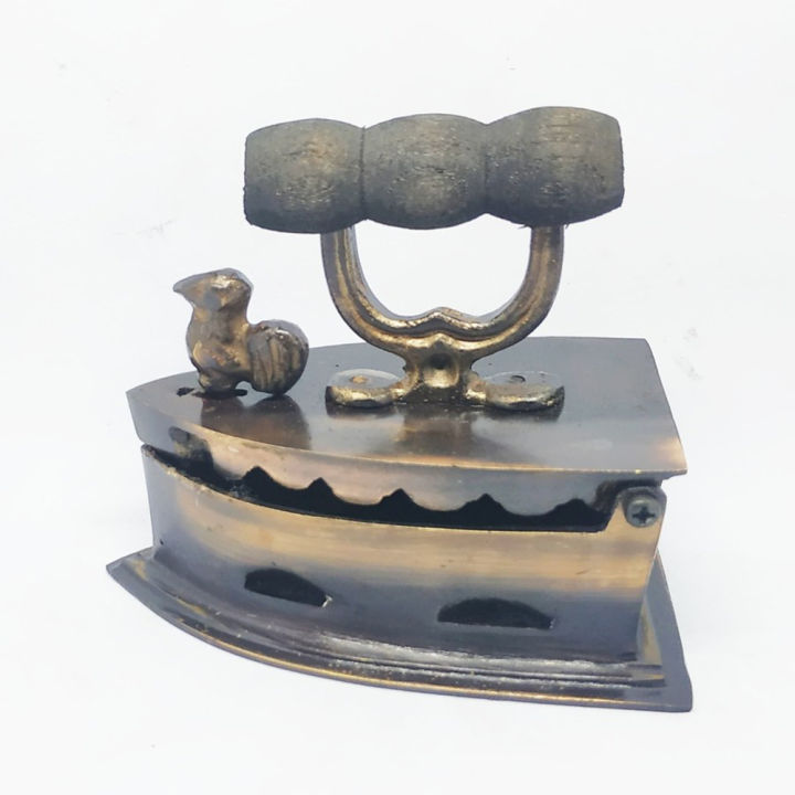 Miniatur Pajangan Setrika Arang Hitam Model Kuno Jadul Klasik Antik ...