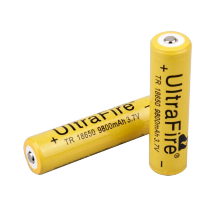 ถ่านชาร์จ UltraFire AA 18650 9800mAh 3.7v 2 ก้อน | Lazada.co.th