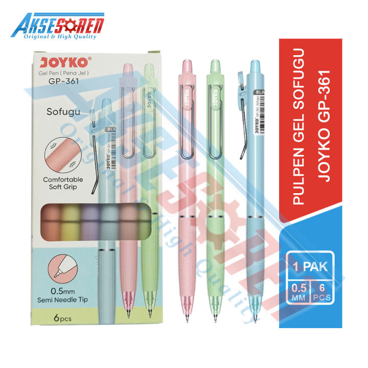 Aksesoren Pulpen Gel Joyko Sofugu [GP-361/1 Pack/6 Pcs] / Ballpoint ...