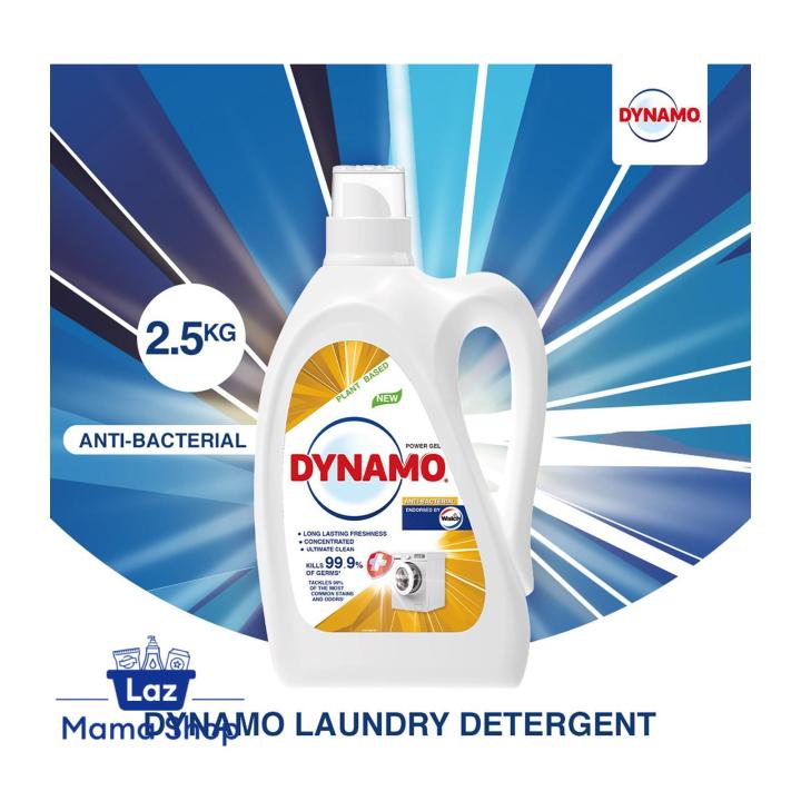 Dynamo Laundry Liquid Detergent 2.5kg - Anti-bacterial (Laz Mama Shop ...