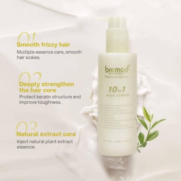 BREMOD Premium Series 10in1 Hair Cream Serum 210ml (SG READY STOCKS ...