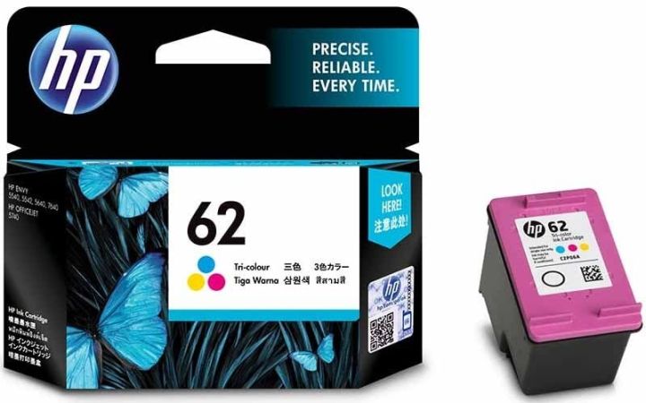 HP 62 Tri-Color Original Ink Cartridge | Lazada PH
