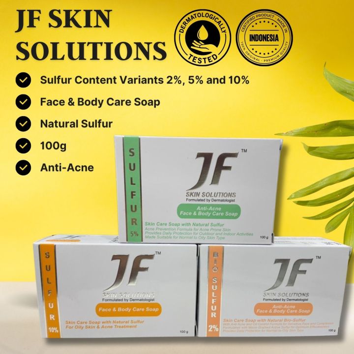 ANTI-ACNE Jf Skin Solutions Anti-Acne Sulfur Soap Fungal Infections ...