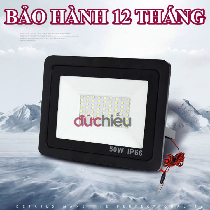 Bóng đèn LED 12v kẹp bình ắc quy 20w | Lazada.vn