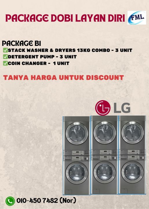 SPEED QUEEN , HUEBSCH MACHINE , Coin Laundry Machine , Mesin Dobi | Lazada