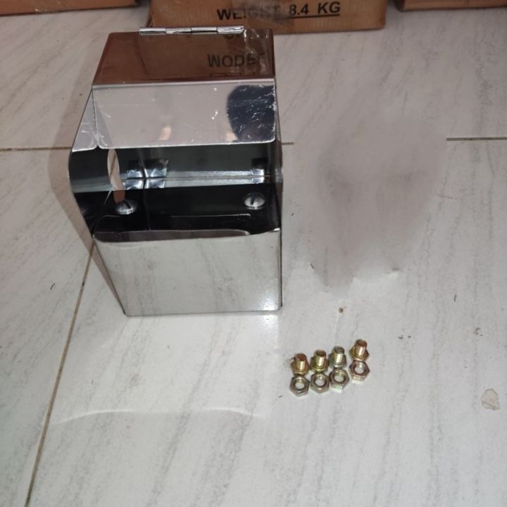 Kotak box stainless untuk sparepart mesin parut kelapa listrik ukuran 9 ...