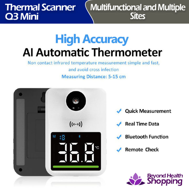 Q3 Mini Thermal Scanner High Accuracy AI Automatic Thermometer | Lazada PH