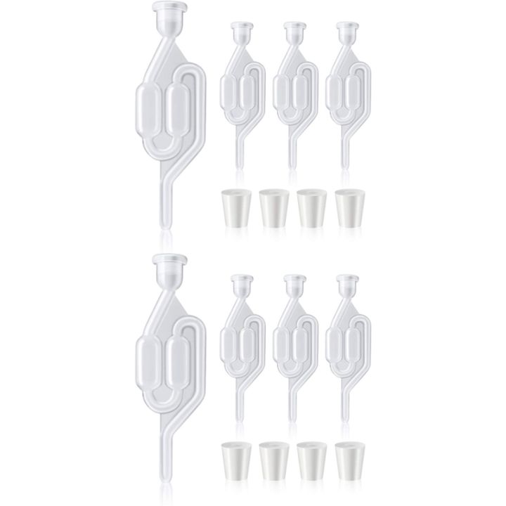 (HFBR) 16X Brewing Airlock Wine Airlock Beer Airlock with Rubber ...
