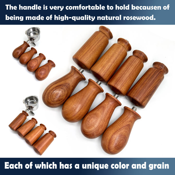 Neouza M10 M12 Rosewood Handle Handle Pure Solid Wood Espresso Machine ...