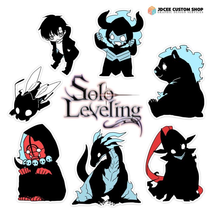 Solo Leveling Character Vinyl Car Motor Bike Laptop Luggage Sticker ...