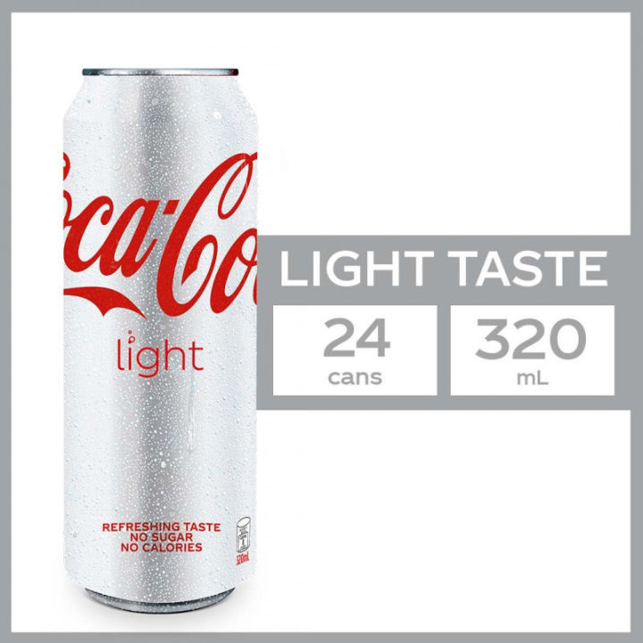 Coca-Cola Light in Can 24 x 320mL | Lazada PH