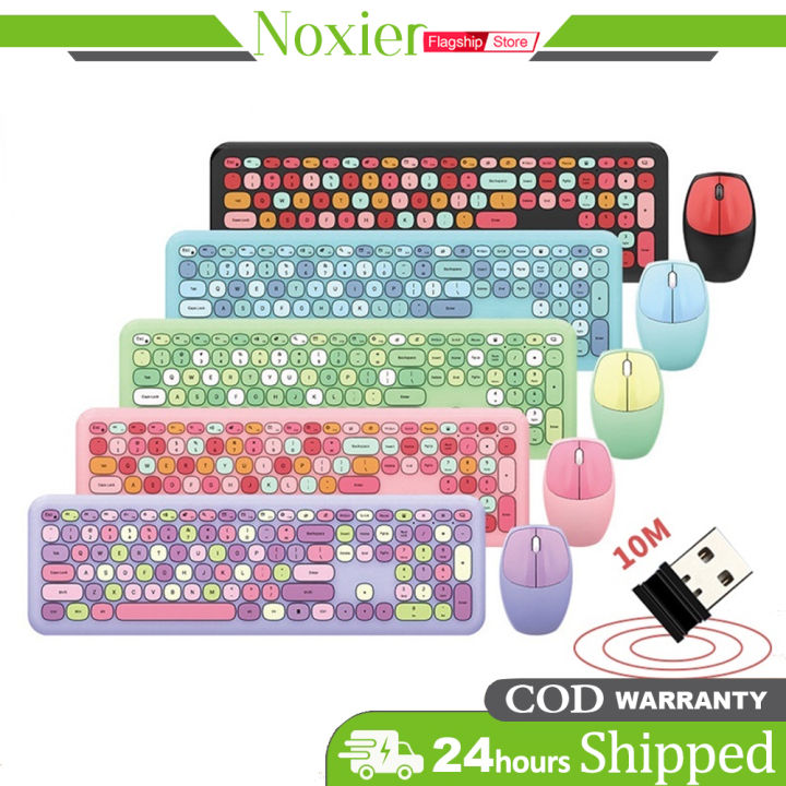 Mofii 2 4ghz Wireless Keyboard And Mouse Combo Set 666 Mixed Color Keycap 2 4ghz Wireless