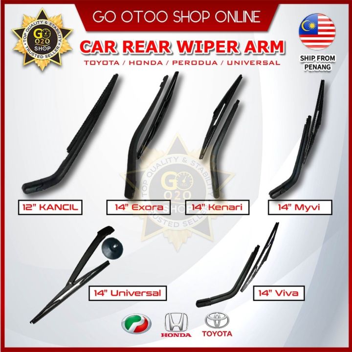 Car Rear Wiper Arm Rear Wiper Blade with Arm For Myvi Viva Kelisa ...