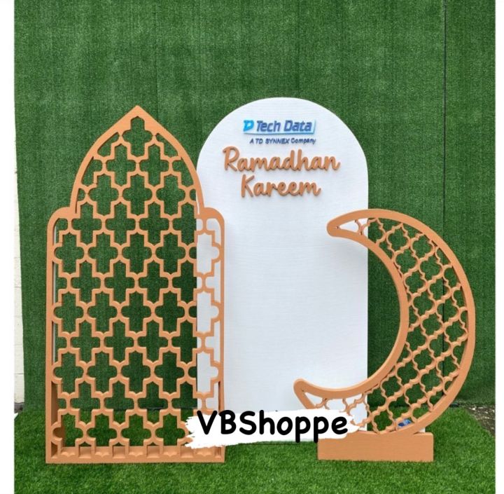 STANDING BACKDROP RAMADHAN KAREEM POHON KURMA UNTA BEDUG BEDUK EID ...