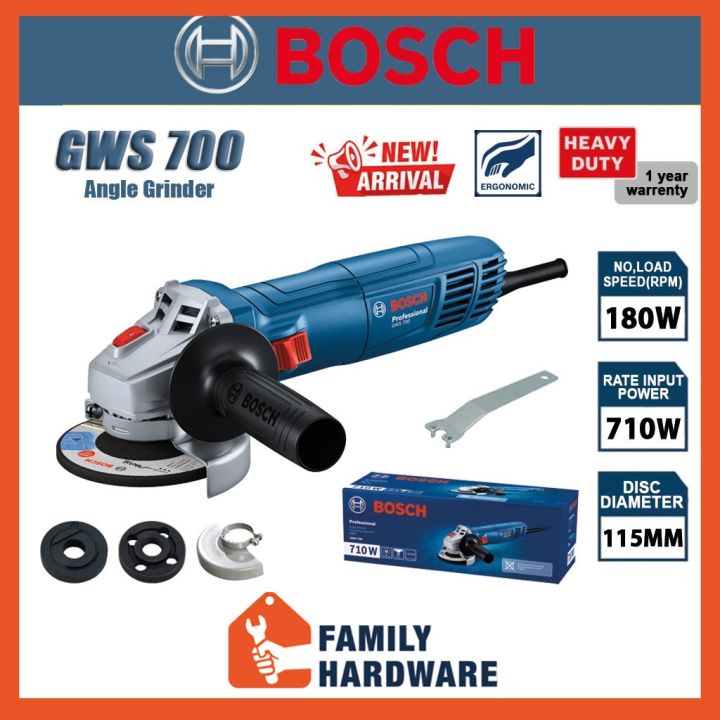 BOSCH GWS 700 GWS700 Professional Angle Grinder With Handle 06013A30K0 ...