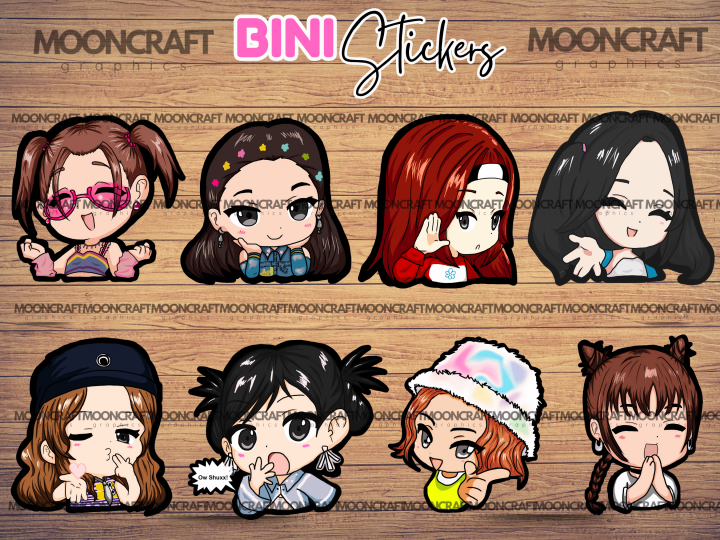 BINI VINYL WATERPROOF STICKERS | Lazada PH