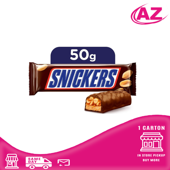 Snickers Chocolate 50 g (Price for 3Bars) - STORE PICKUP / SAME DAY ...