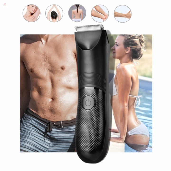 Kemei Groin Area Hair Trimmer Waterproof Wet Dry Clippers Pubic Armpit Body Hair Razor KM-1838 ...