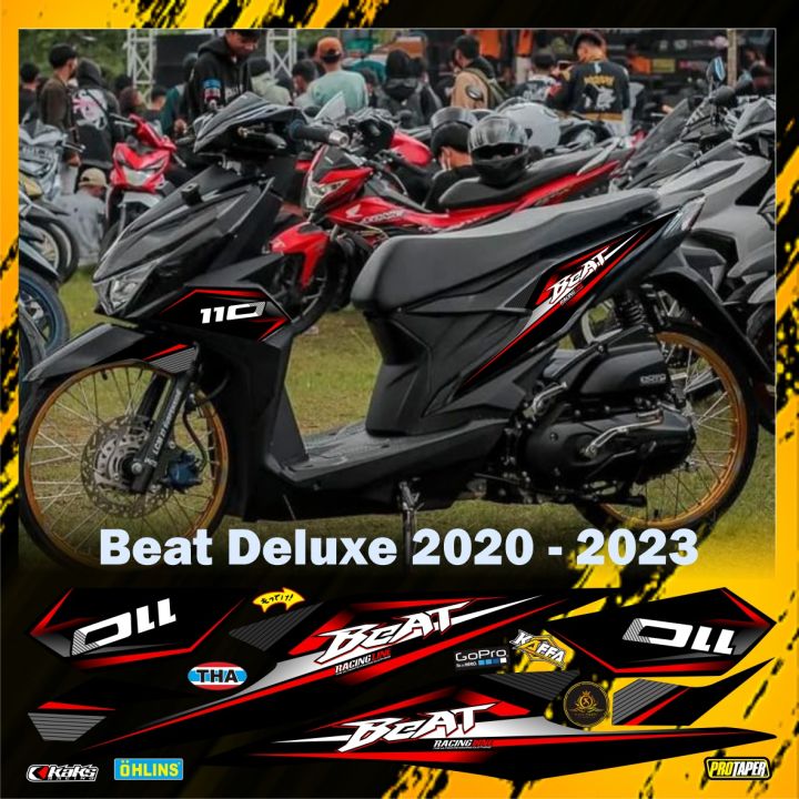 STIKER MOTOR BEAT DELUXE 2020 2024 VARIASI MOTOR BEAT DELUXE ISS STIKER ...