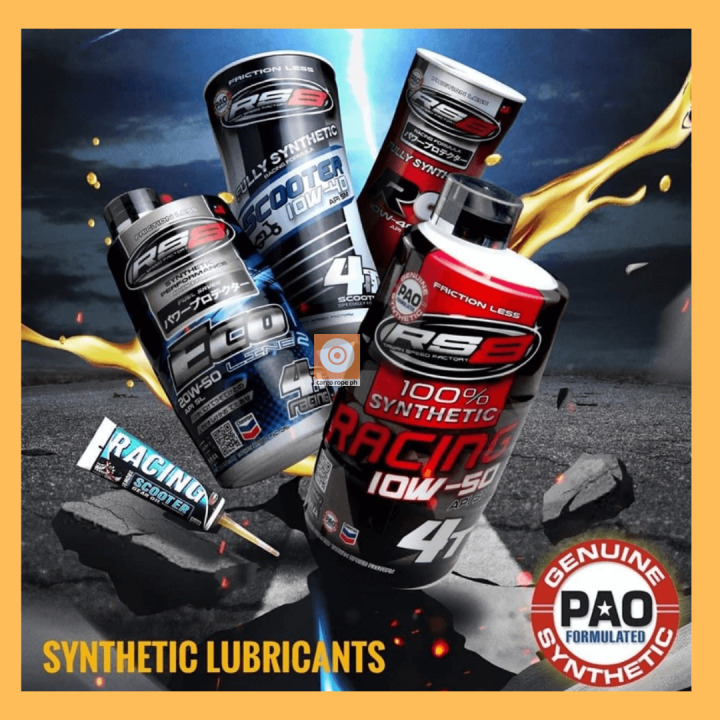 [CARGO ROPE PH] RS8 Scooter 1PC Engine Oil 800ML Racing Formula SM 10W ...