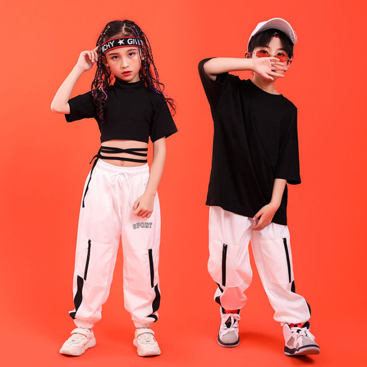 Molisa ชุดเต้นฮิปฮอปเด็ก ชุดฮิปฮอปเด็กหญิงเด็กฮิปฮอปเต้นรำสูท2022สาว ...