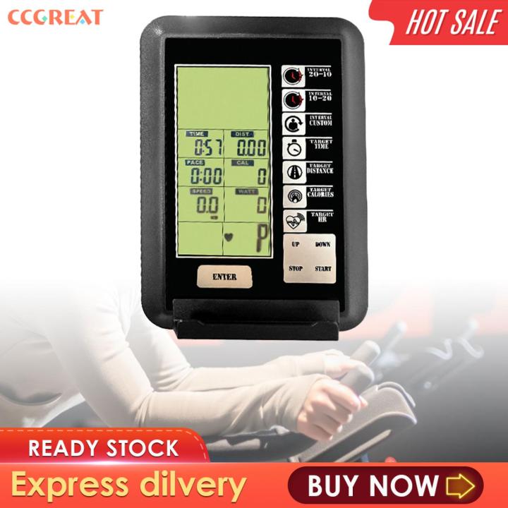 CCGREAT Bike Computer Fitness Equipment Meter Cordless Digital Display ...