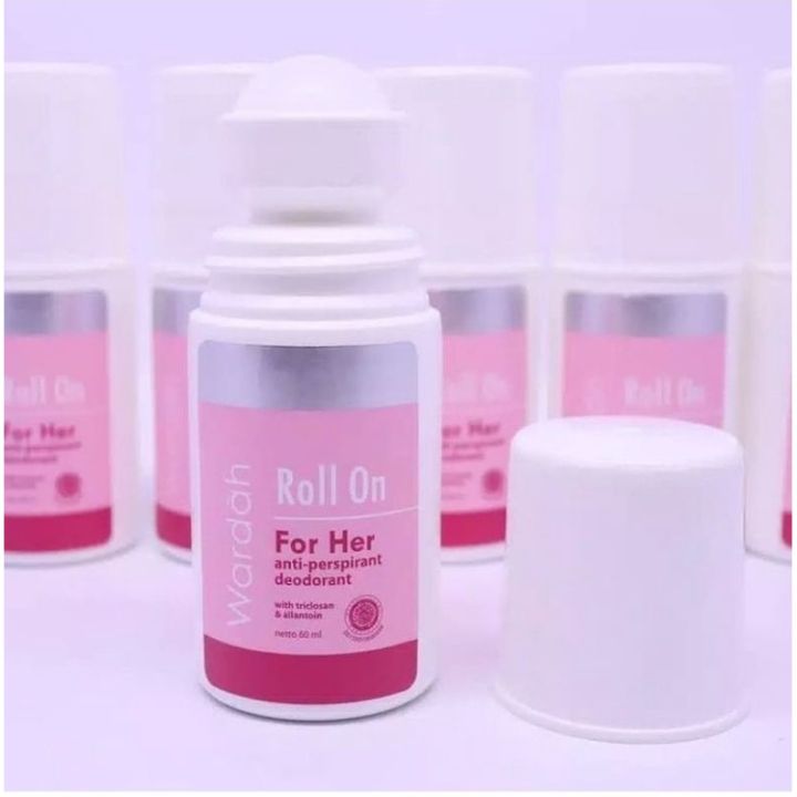 Wardah Deodorant Roll On, 60 ml - Deodoran halal non alkohol yang mampu ...