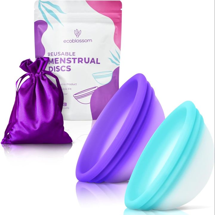 (EcoBlossom) Reusable Menstrual Disc 2 Count ถ้วยอนามัย ถ้วยรองรับประจำ ...