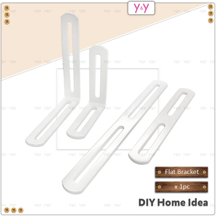 Y&Y Eco Heavy Duty Multipurpose Long Holes Flat / L Connector Bracket ...