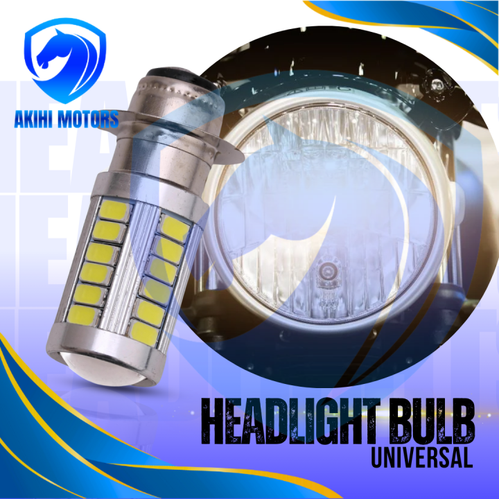 [AKIHI MOTOR] HEADLIGHT 33 LED UNIVERSAL FOR MOTORCYCLE | Lazada PH