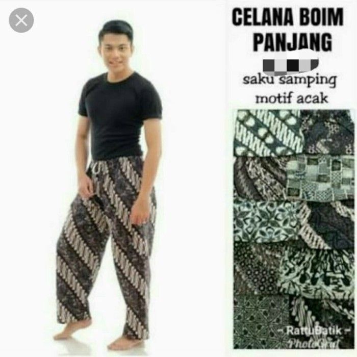 celana batik boim pria - celana boim jumbo | Lazada Indonesia