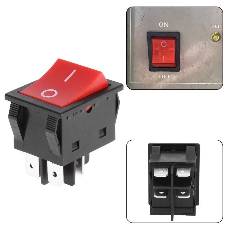 Electric Welding Machine Power Switch With Red Light 30A 250VAC ...