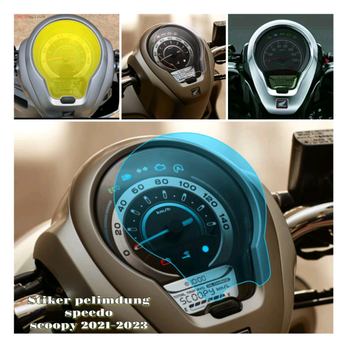 Stiker antigores speedometer honda scoopy prestige Stiker pelindung ...