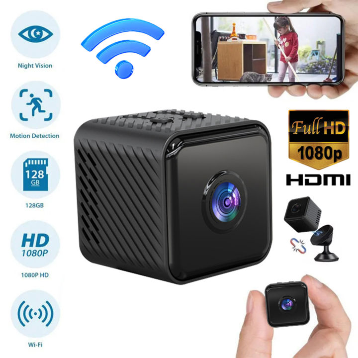Super Mini Camera 1080P Full HD WiFi Remote Viewing Night Vision Motion ...