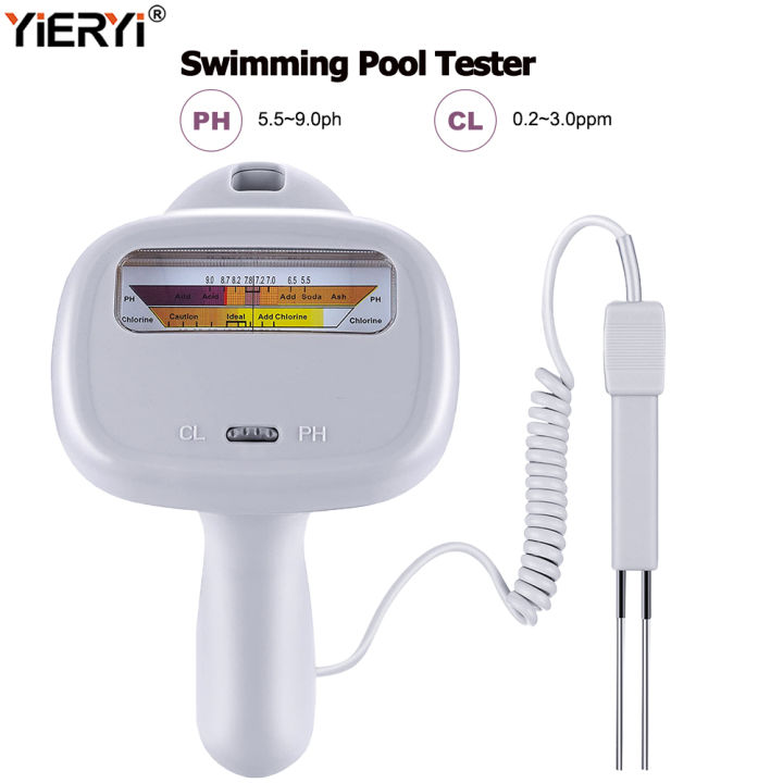 Yieryi Digital PH meter Chlorine tester Swimming Pool Tester CL2&PH ...