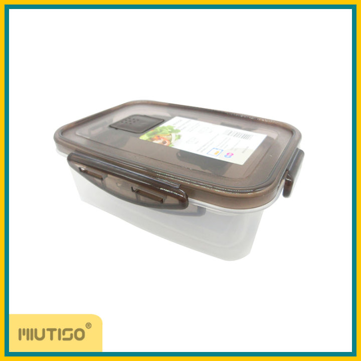 Miutiso Food Storage Microwave Food Container Vent Lid Seal Storage Two ...