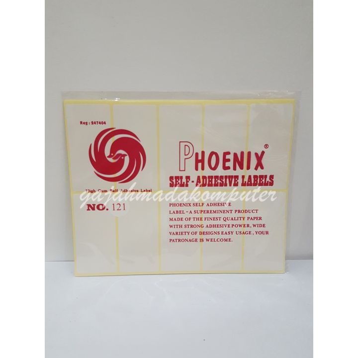 Sticker Label Nama Undangan Surat Phoenix 121 | Lazada Indonesia