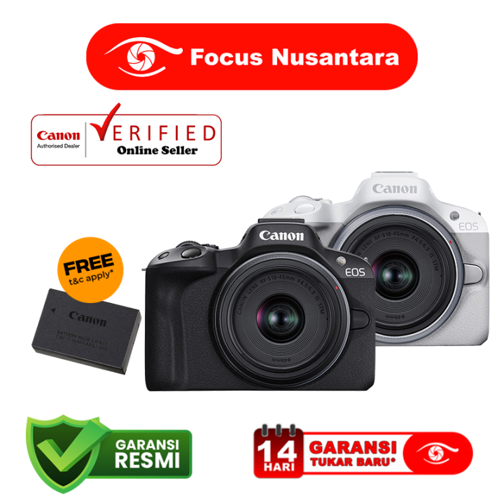 Canon EOS R50 Body / R 50 kit 18-45mm / Double Kit 55-210mm Kamera ...