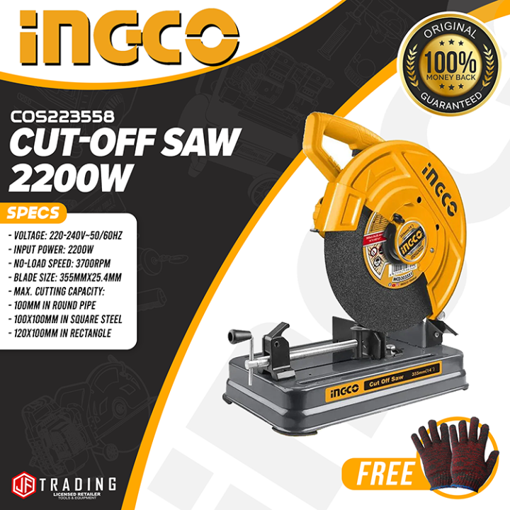 INGCO Cut-Off Saw COS223558 High Quality Brands ♦JF TRADING♦ | Lazada PH