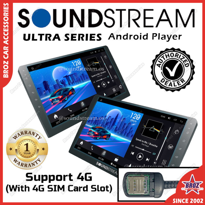 SOUNDSTREAM ANZUO ULTRA 2K 360 4+64 GB 8+128 GB Cam Supported, DSP 4G ...
