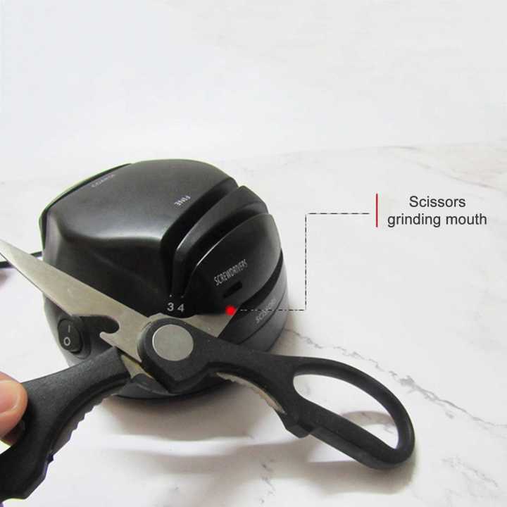 [Local Ready Stock] Automatic Easy To Use Knife Scissors Sharpener ...